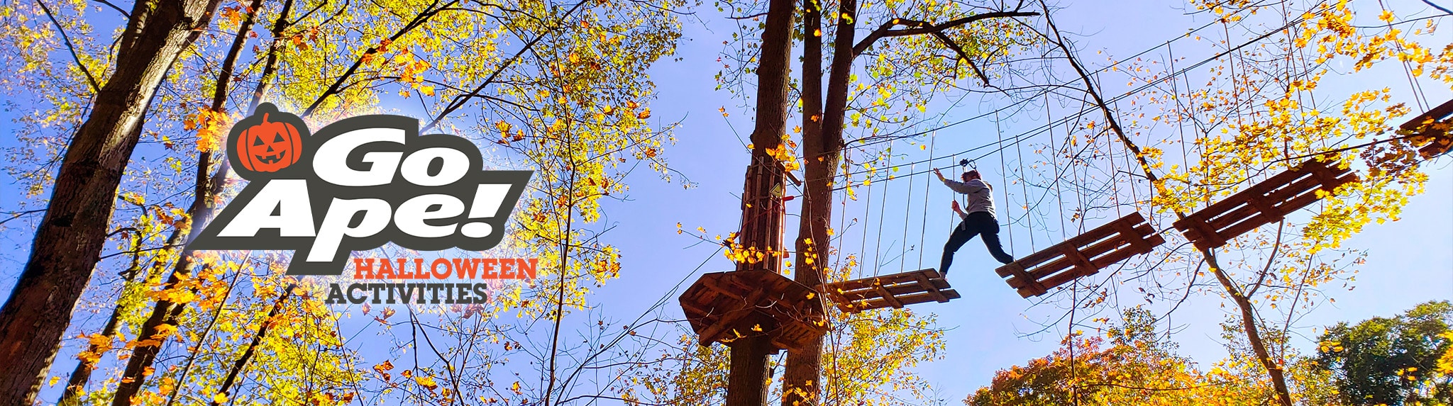 Halloween Activities - Go Ape Zip Line & Treetop Adventure